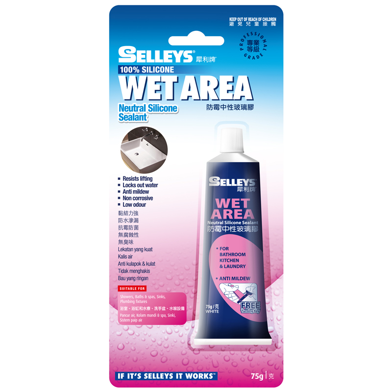 Wet Area White Selleys Malaysia DIY Solutions For Your Home